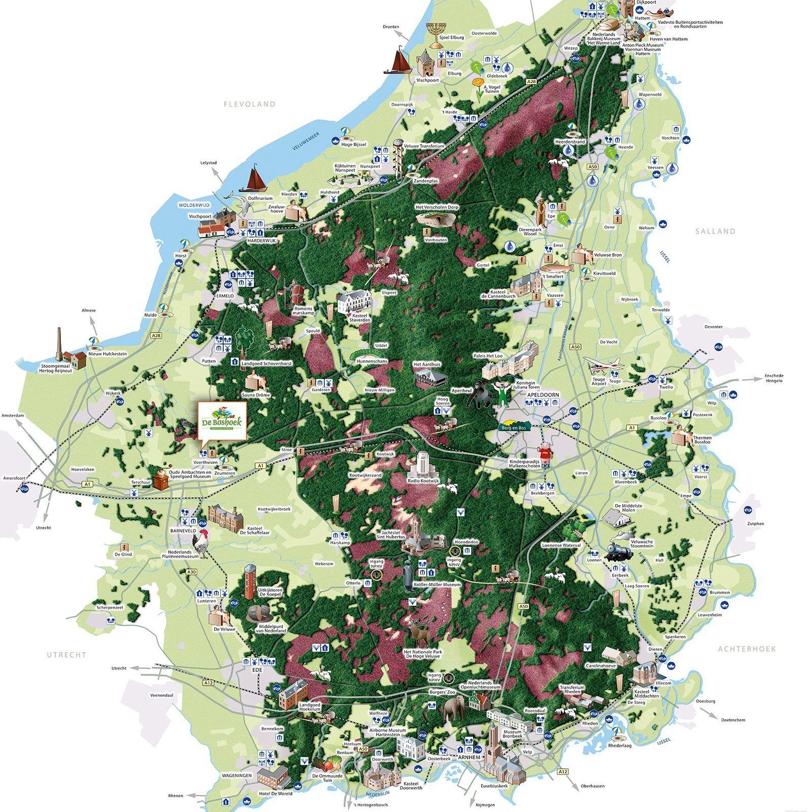 Activities in the area - Boshoek